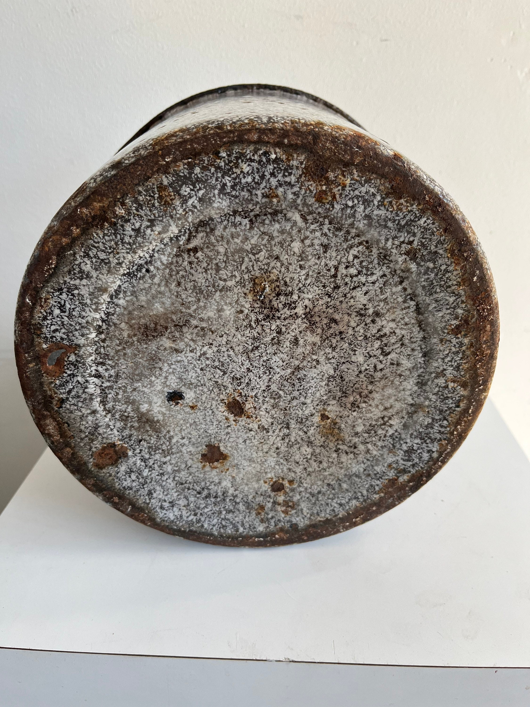 Vintage Gray Granite Bucket - Etsy