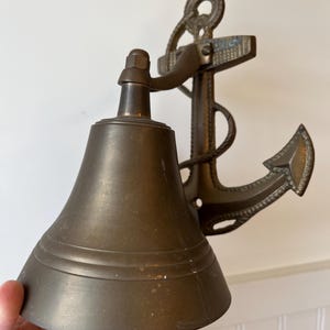 Vintage Brass Wall Mount Bell - Etsy