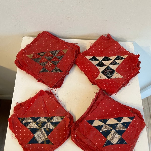 Antique Quilt Squares - Etsy