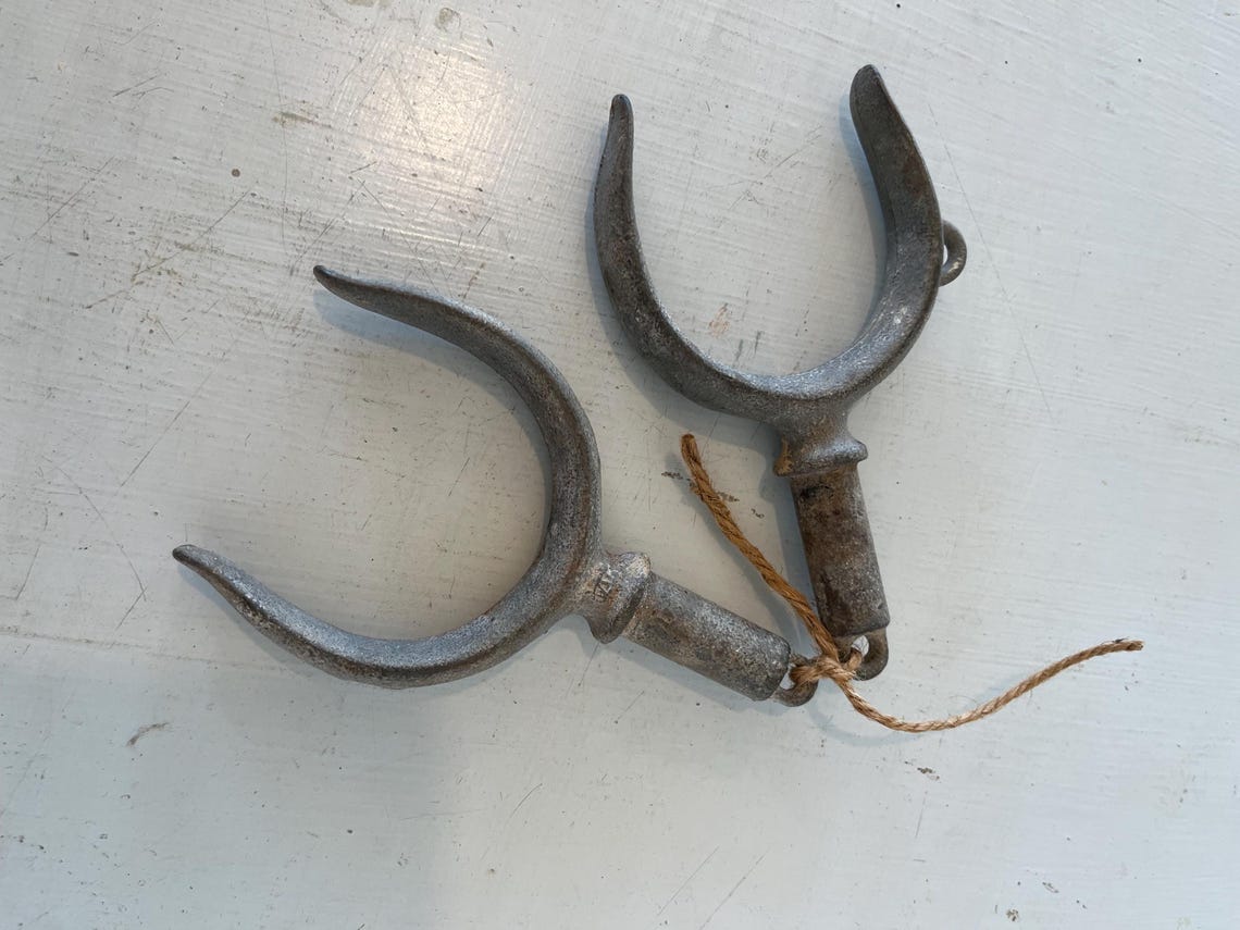 Vintage Pair of Oar Locks - Etsy