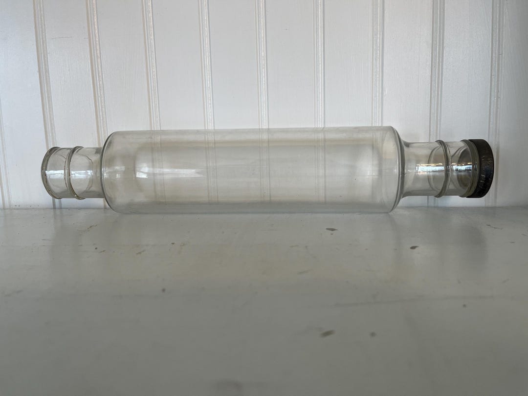 Vintage Glass Rolling Pin - Etsy
