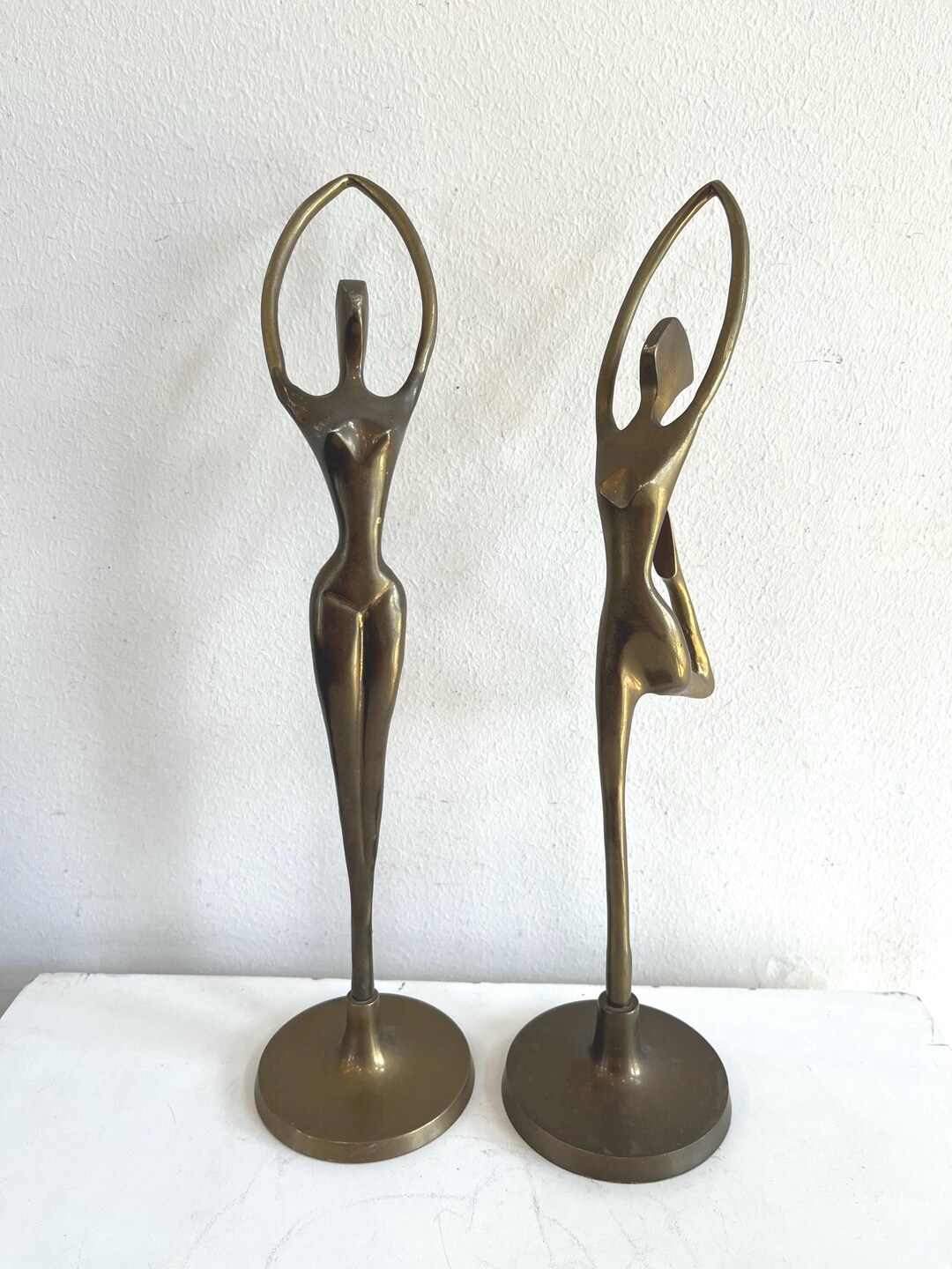 Graceful Vintage Brass Dancing Figures - Etsy