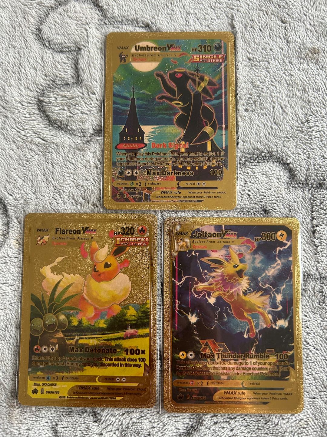 Pokemon Gold Cards Eevee Evo Pack - Etsy