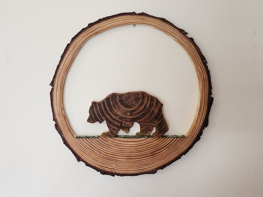 Live Edge Nature Wood Wall Art Special Housewarming Gift for Rustic and ...