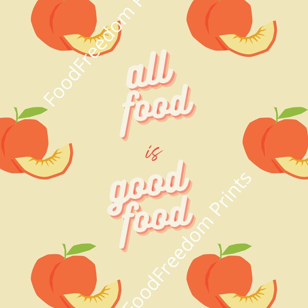 Food Print - Etsy