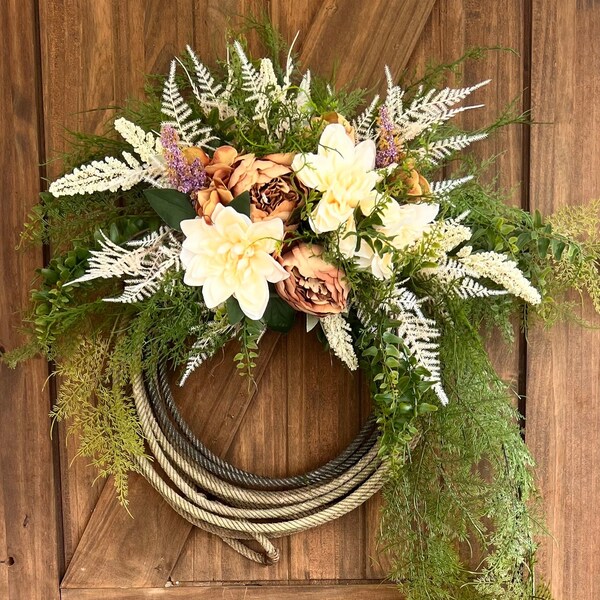 Lariat Rope Wreath - Etsy