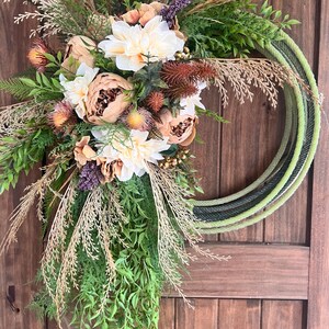 Boho Lasso Rope Wreath, Lariat Rope Minimalist Style Home Accent ...