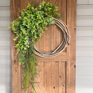 Boho Lasso Rope Wreath, Lariat Rope Bohemian Style Home Accent, Western ...