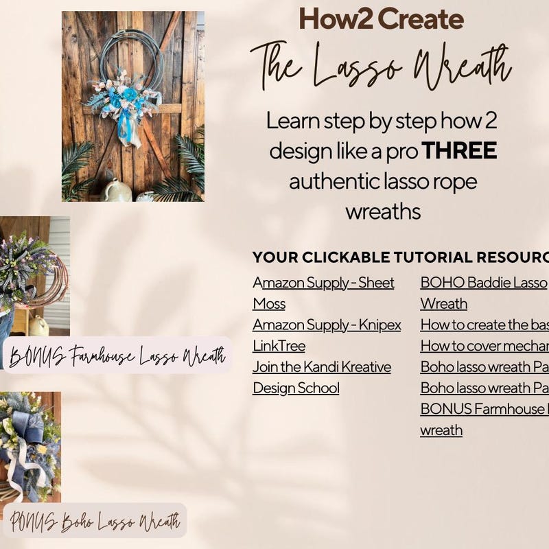 Lasso Western Wreath - Etsy