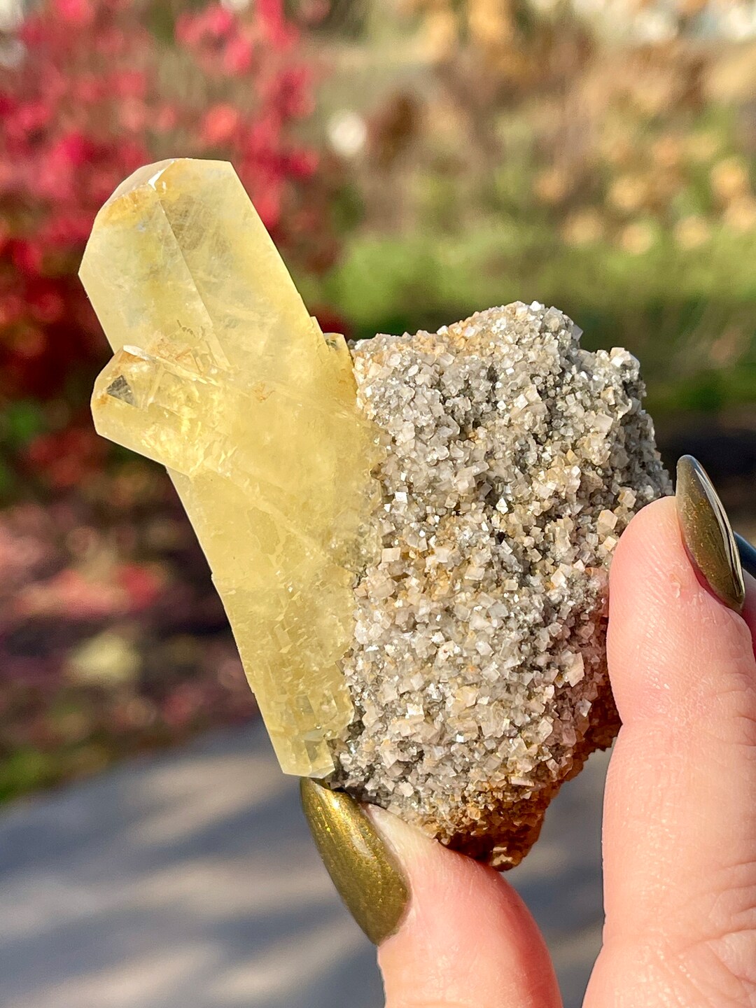 Nailhead Calcite on Dolomite Mineral Crystal Specimen Fletcher Mine ...