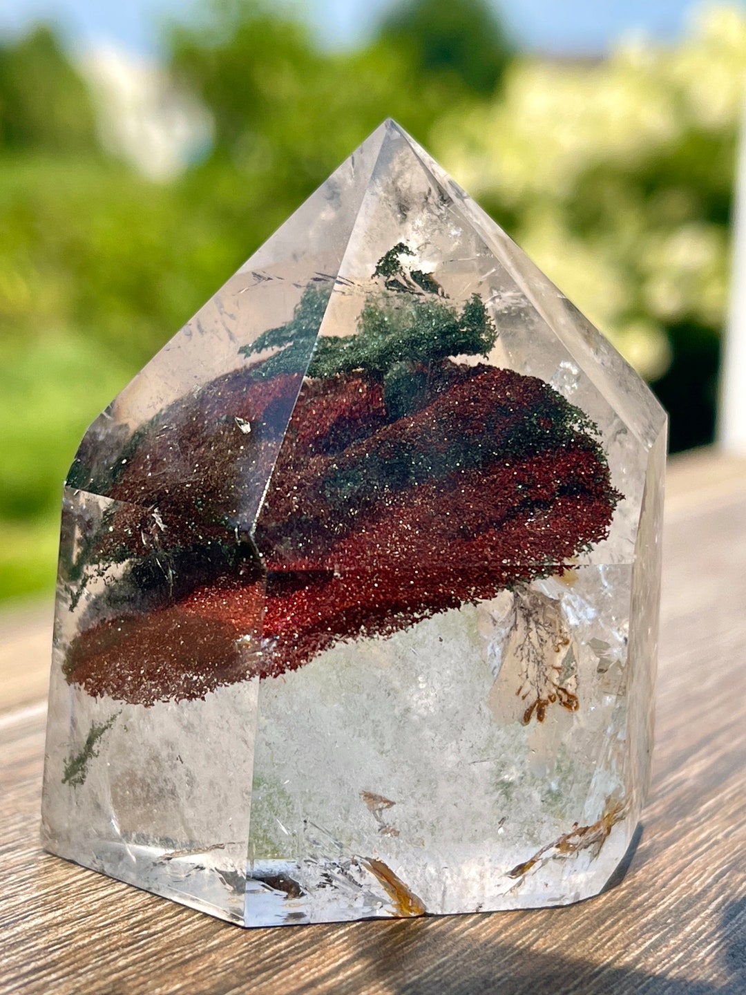 Dendritic Lodolite Phantom Garden Quartz Crystal Free Form - Etsy