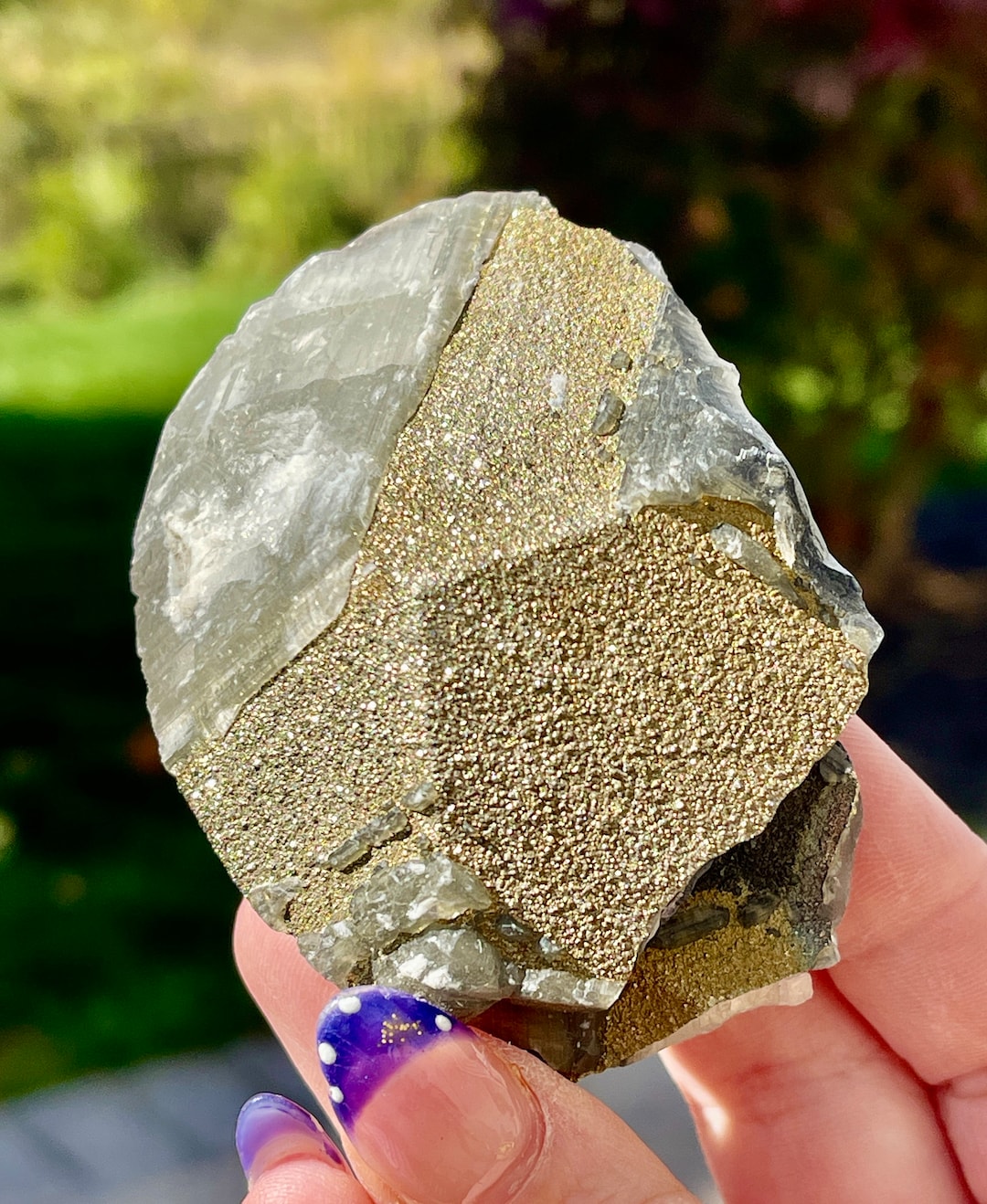 Gold Pyrite chalcopyrite Benz Calcite Crystal Cluster 74 - Etsy