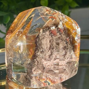 Golden Healer With Pink Phantom Lodolite Garden Quartz Crystal Free ...