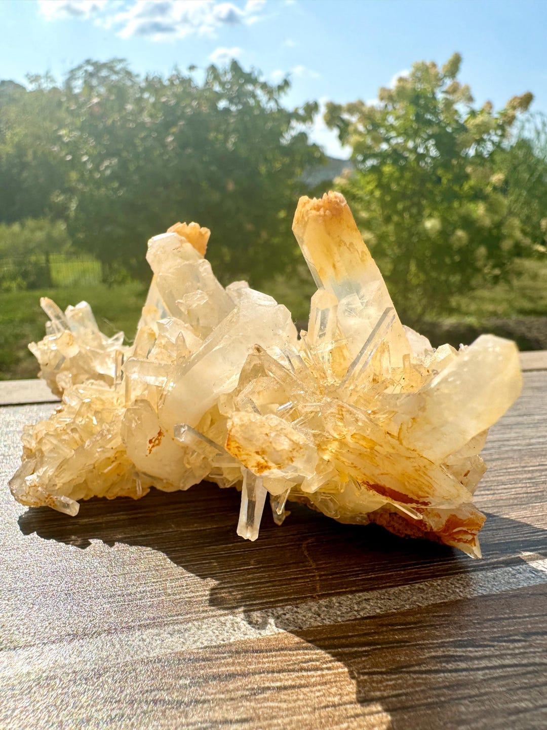 Quartz Var. Mango Quartz - Etsy