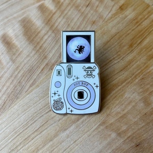 Strawhat Luffy Gear 5 Joy Boy One Piece Polaroid Sliding Enamel Pin ...