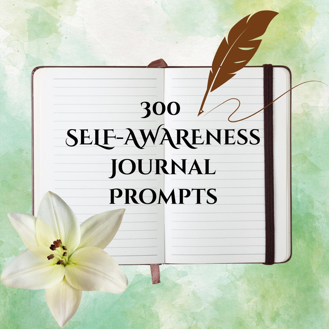 300 Self Awareness Journal Prompts - Etsy