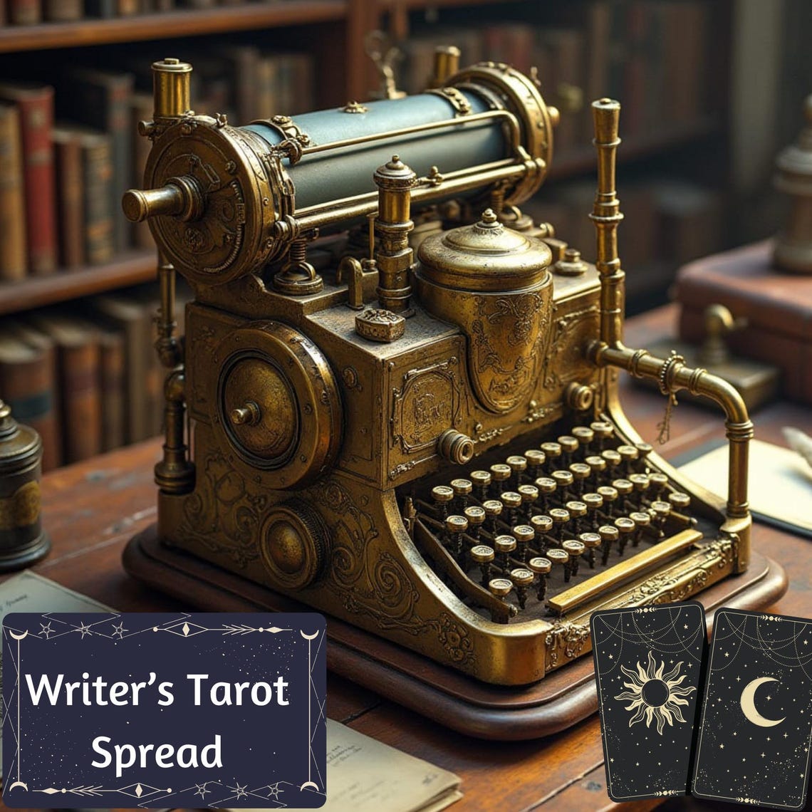 Writer's Tarot Spread - Digital Download - Etsy