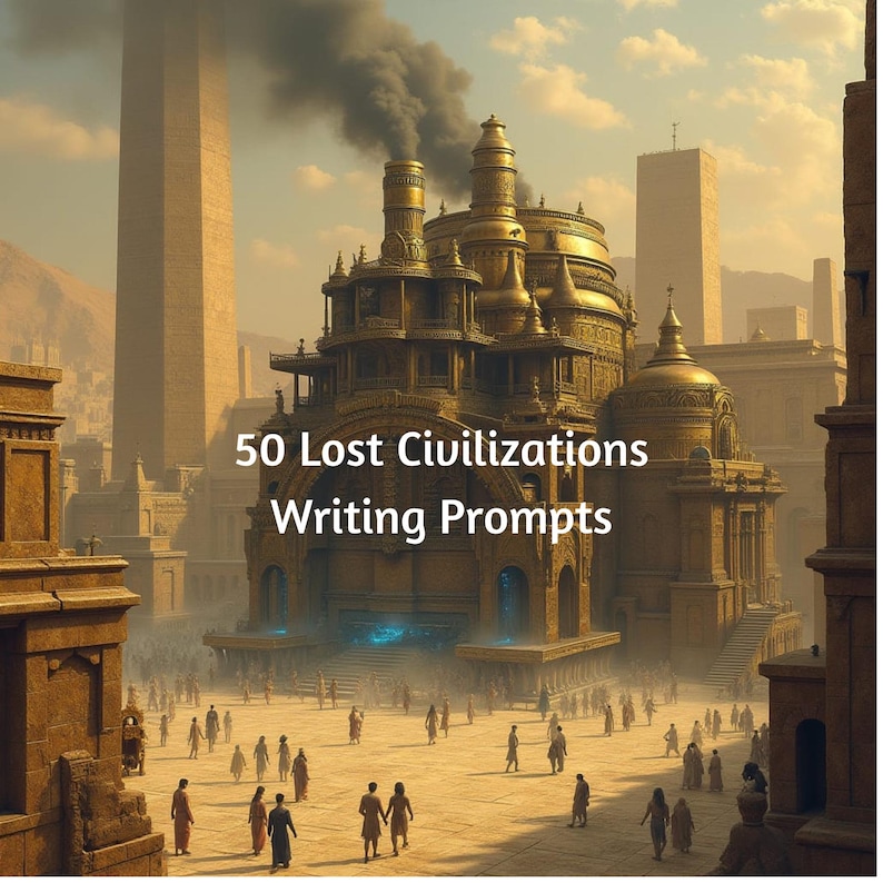 50 Lost Civilizations Writing Prompts Journal - Etsy