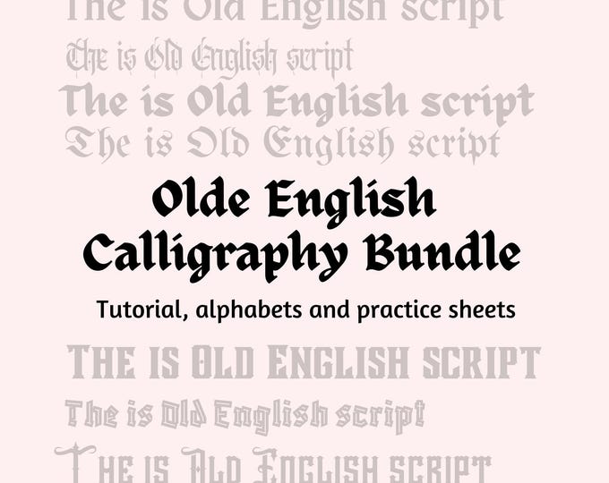 Custom Calligraphy Old English Lettering Handwritten Poem Calligraphy ...