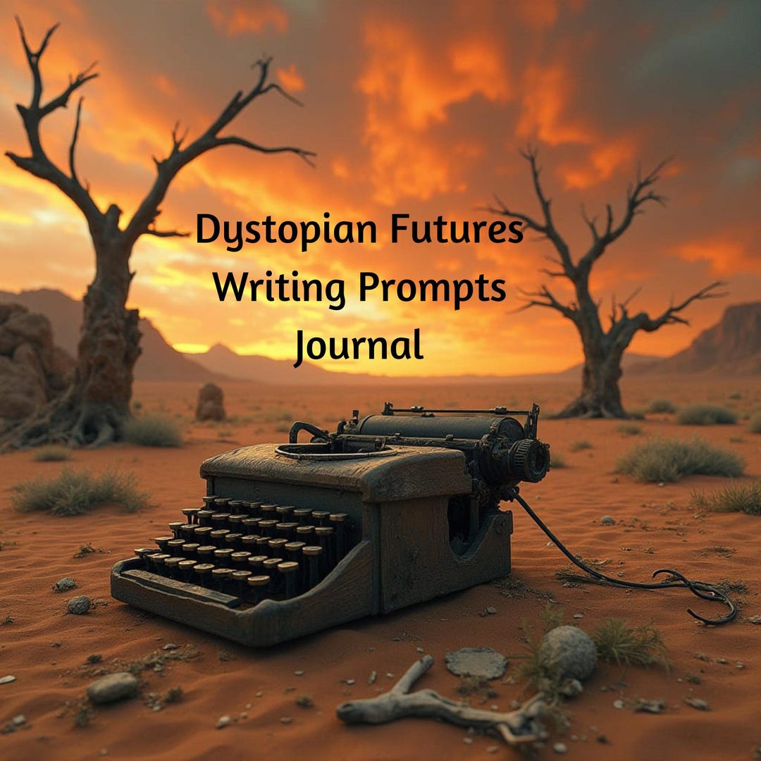 50 Dystopian Futures Writing Prompts Journal - Etsy