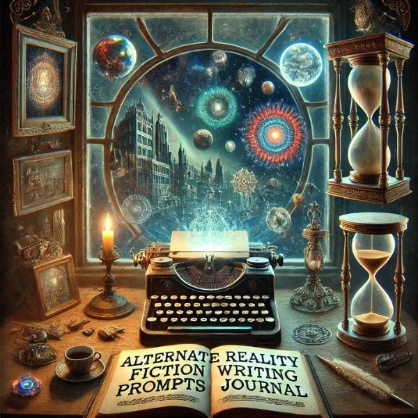 50 Alternate Reality Writing Prompts Journal - Etsy