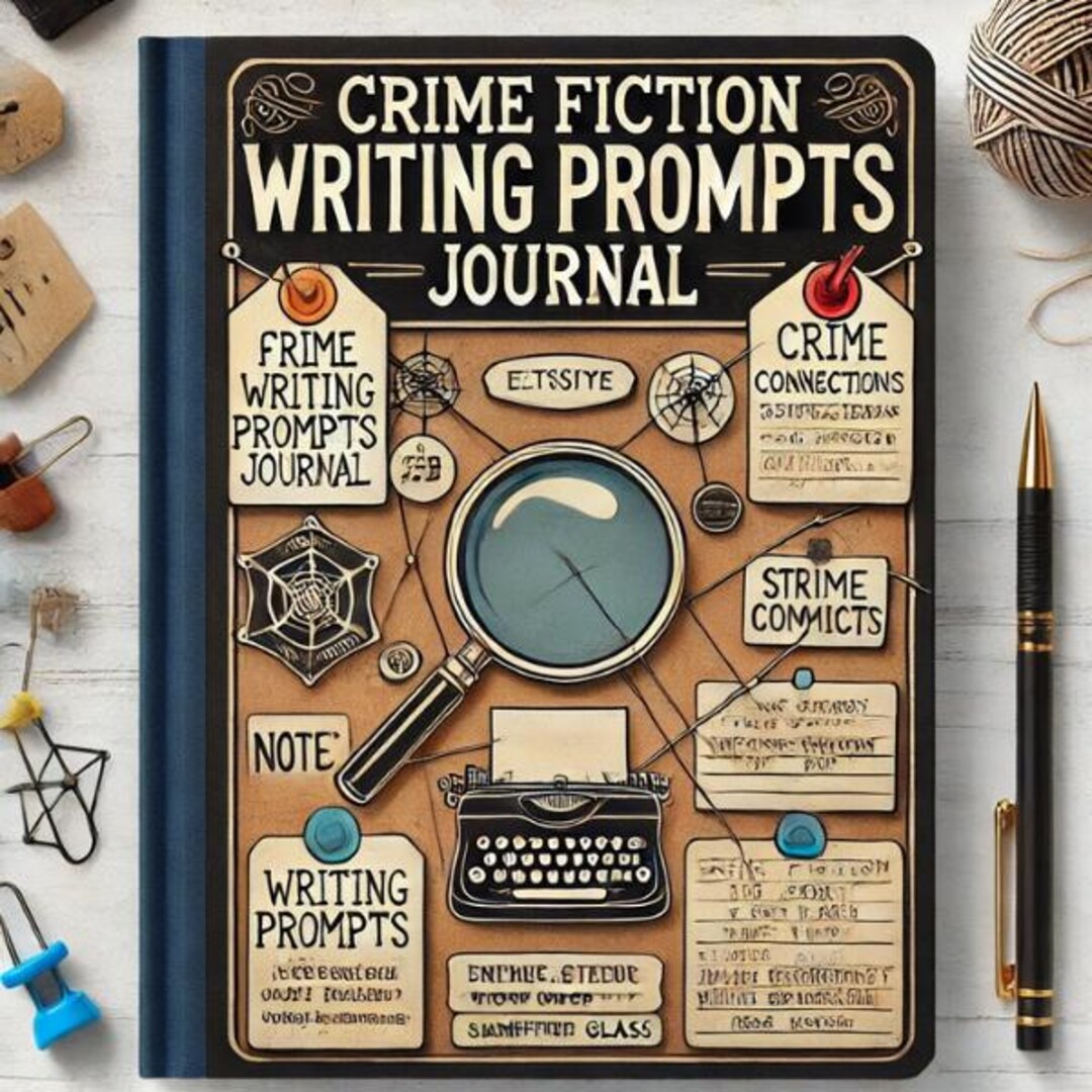 Crime Fiction Writing Prompts Journal - Etsy