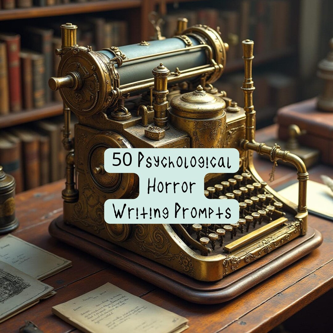 50 Psychological Horror Writing Prompts - Etsy