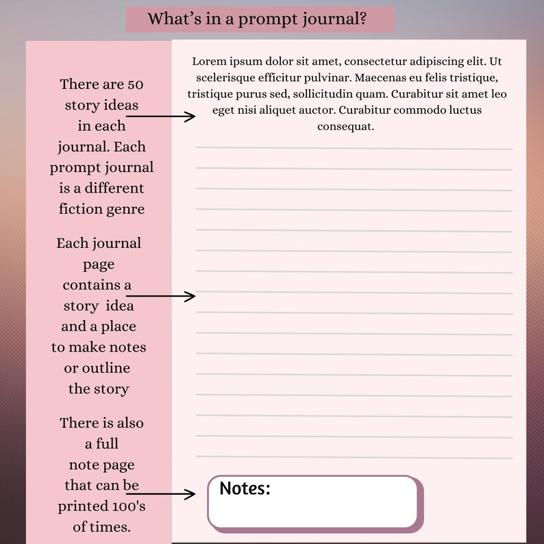 50 Mystical Journey Writing Prompts Journal - Etsy