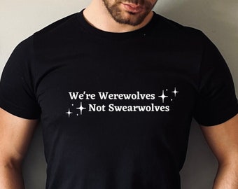 Werewolves Not Swearwolves - Etsy