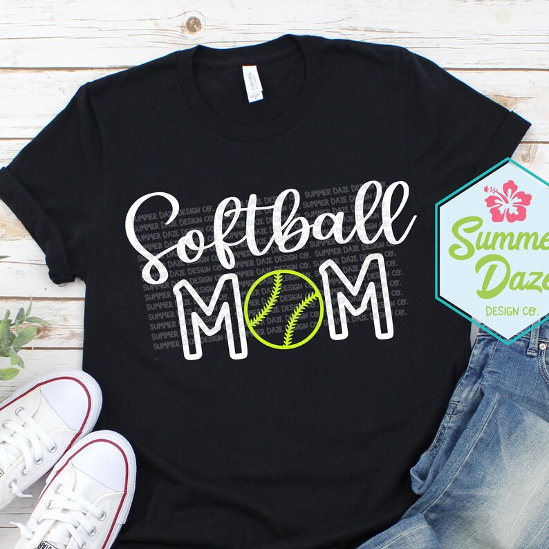 Softball Mom SVG | Softball Mom Shirts SVG | Softball Mama Svg ...