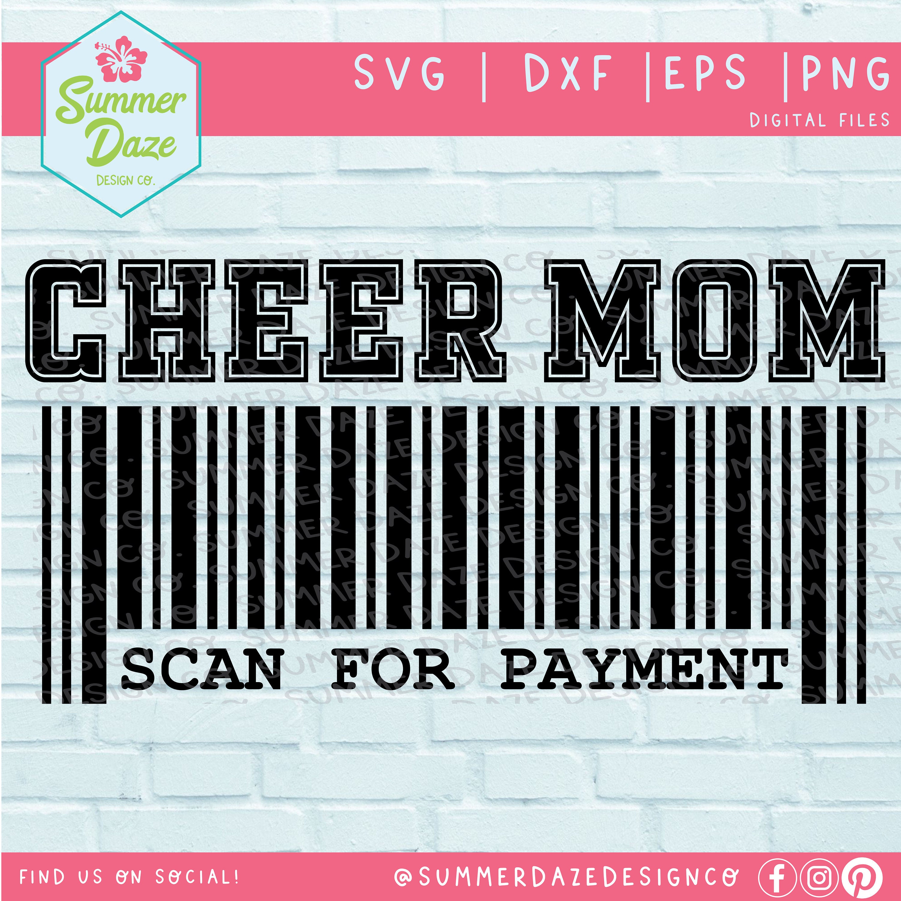 Cheer Dad SVG | Cheer Dad | Cheer Parent Png | Scan for Payment Svg ...