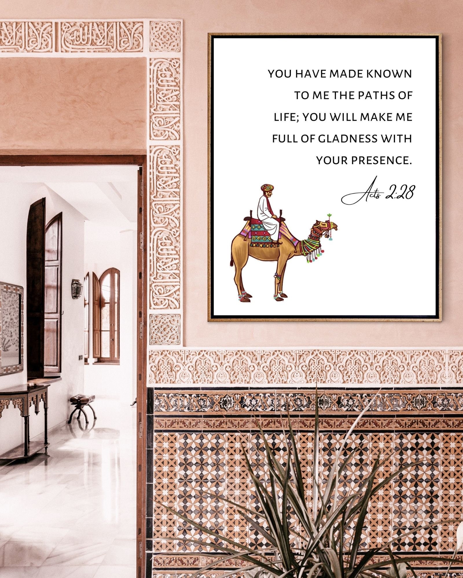 Indian Camel, Bible Verse, Indian, Inspirational, Digital Print ...