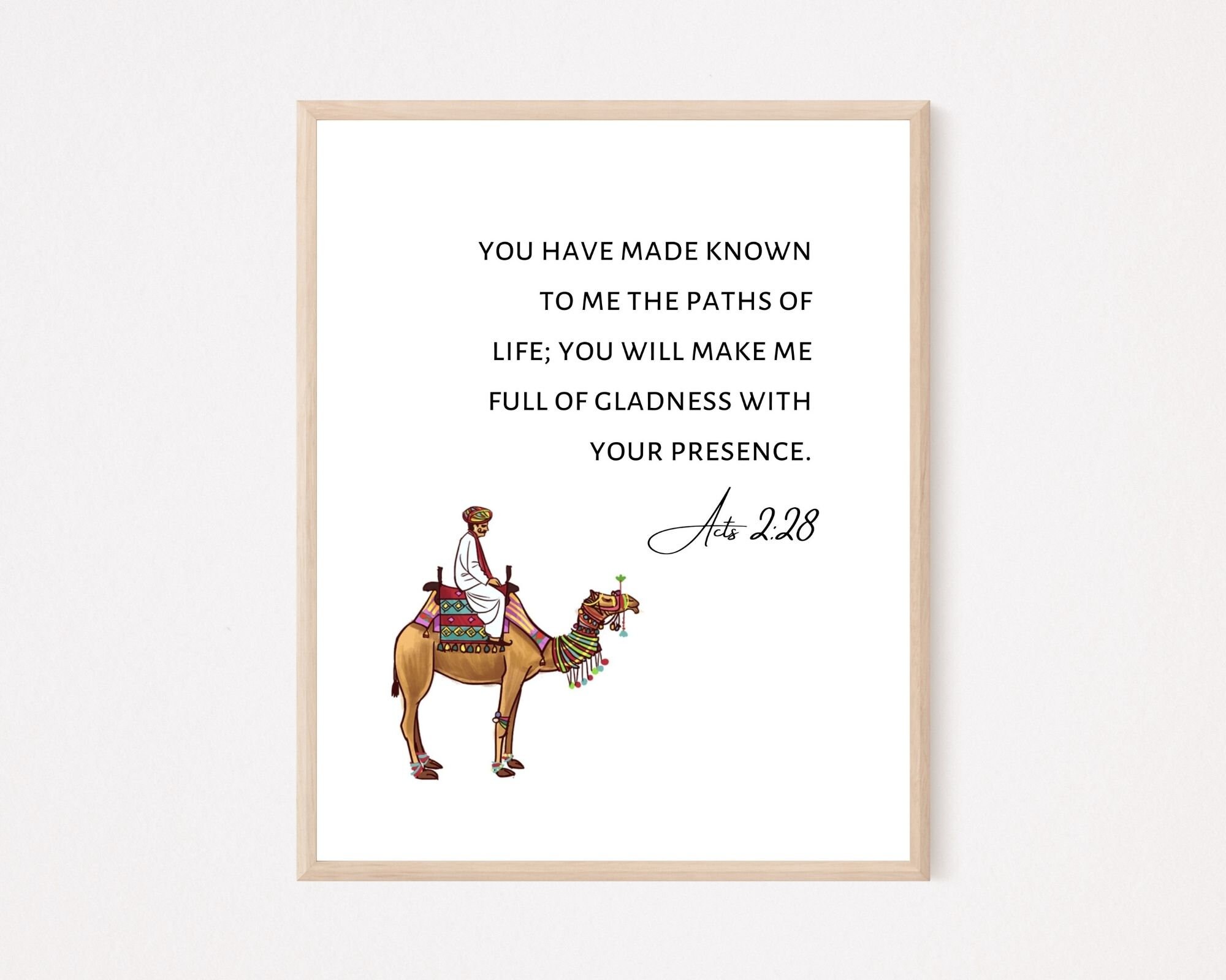 Indian Camel, Bible Verse, Indian, Inspirational, Digital Print ...