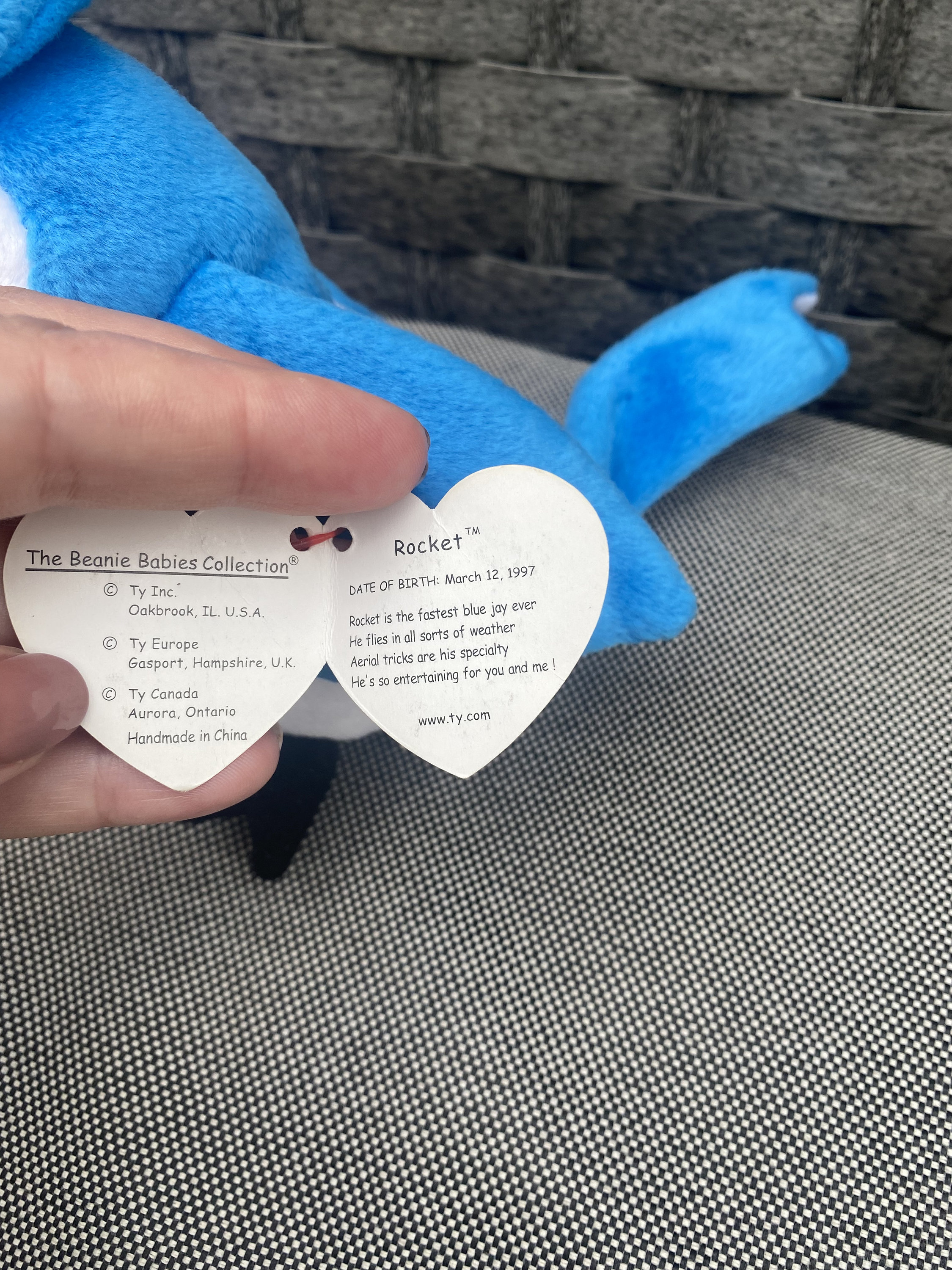 TY Rocket Beanie Baby - Etsy