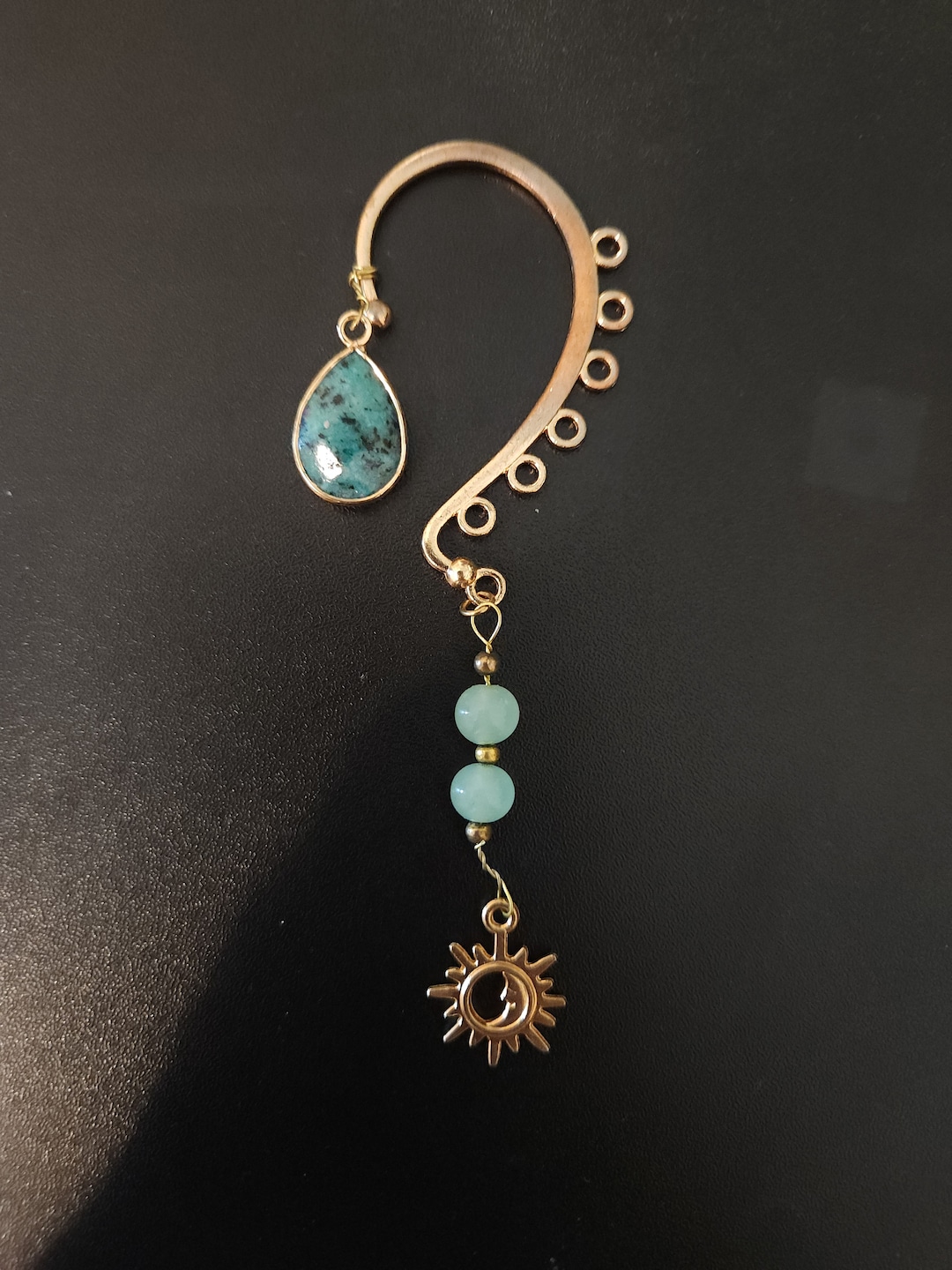 Blue Sun Ear Cuff - Etsy