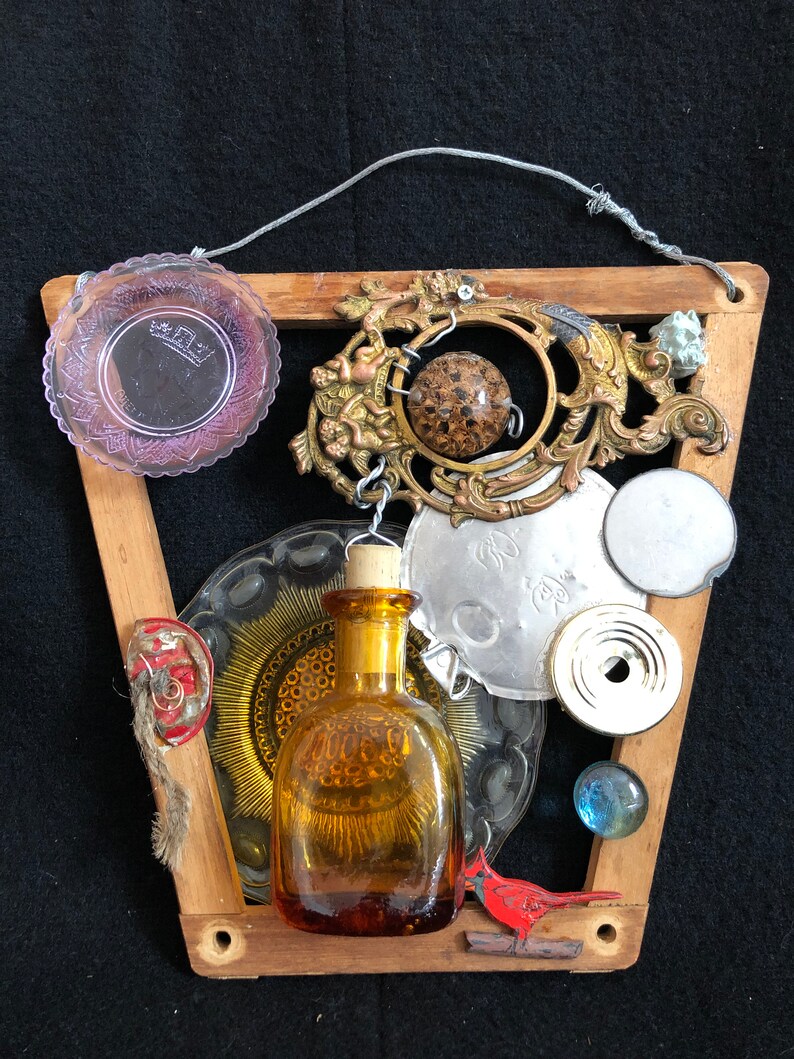 Queen Elizabeth Glass Assemblage - Etsy