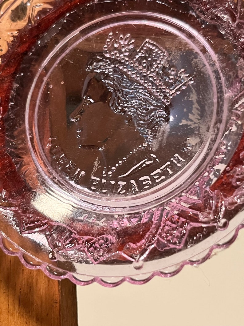 Queen Elizabeth Glass Assemblage - Etsy