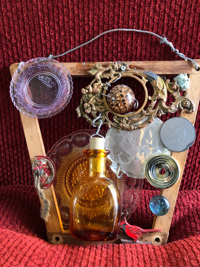 Queen Elizabeth Glass Assemblage - Etsy