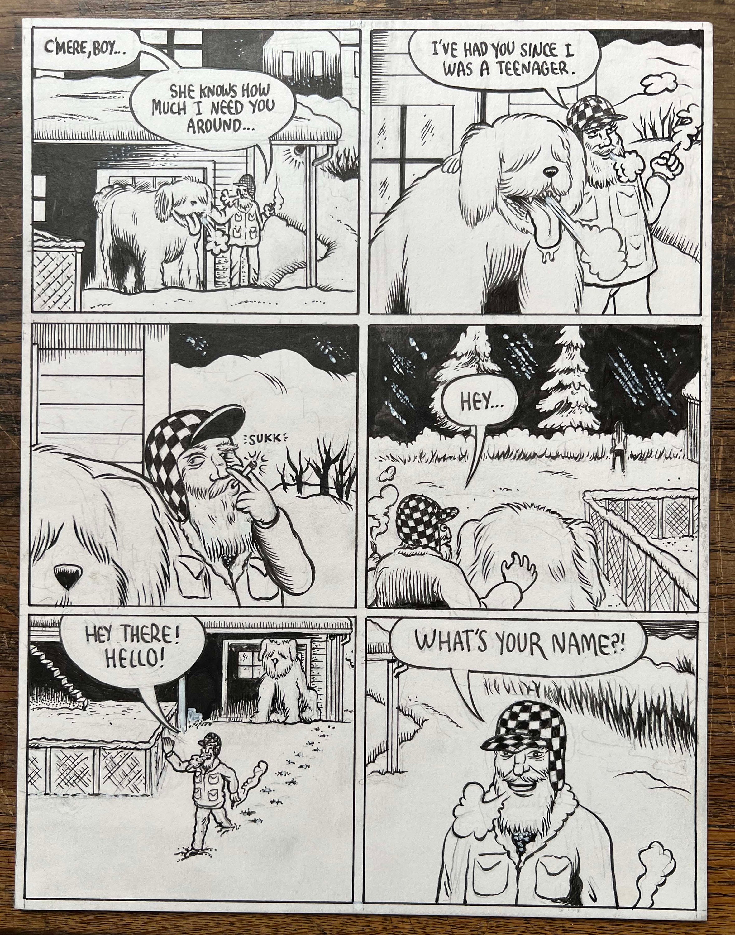 JOSH SIMMONS "bertram" Original Comic Art Page - Etsy