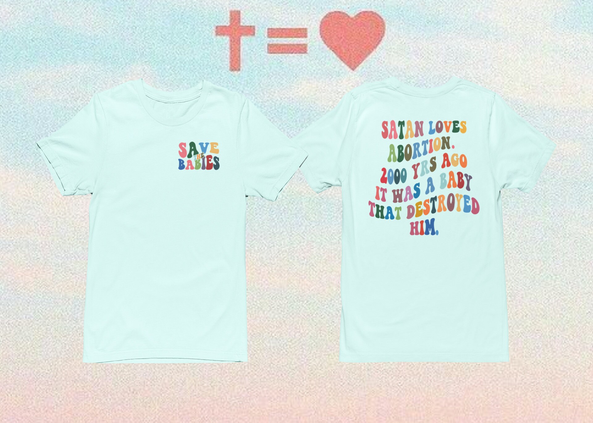 Save the Babies, Catholic Pro-life, Unisex T-shirt - Etsy