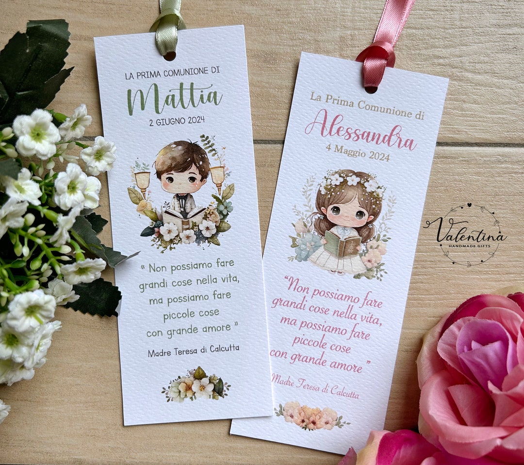 Customizable First Communion Bookmarks First Communion Bookmarks First ...
