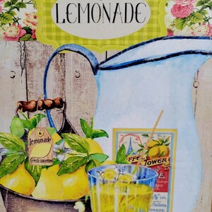 Lemons Wood Sign Rustic Wall Hanger Farmhouse Home Decor Lemon Lovers ...