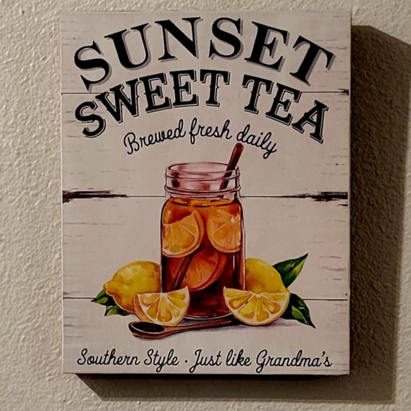Sweet Tea Sign - Etsy