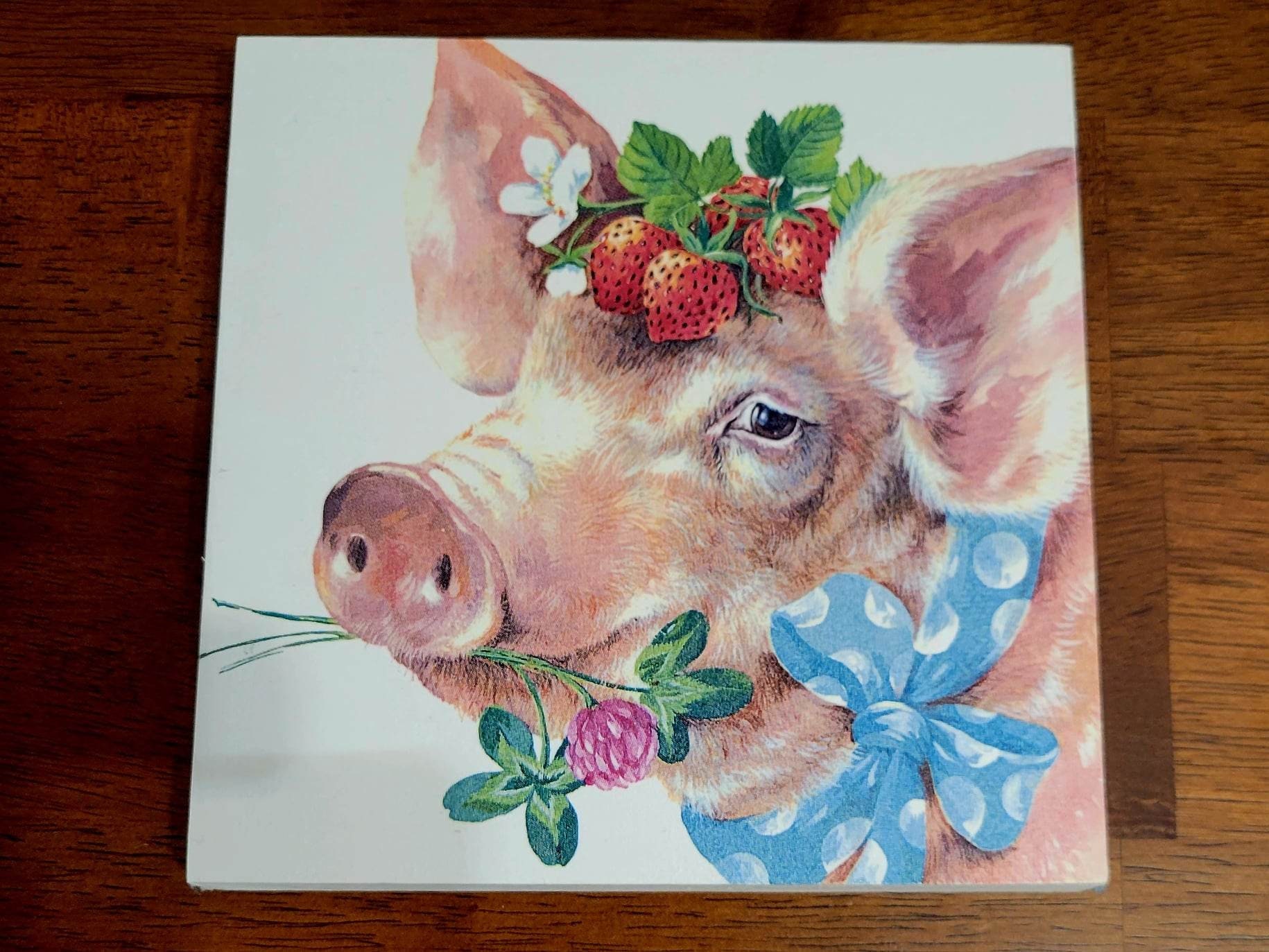 Pig Wood Sign Shelf Sitter Tier Tray Home Decor Farm - Etsy