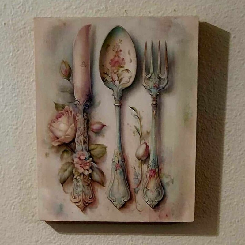 Silverware Art - Etsy