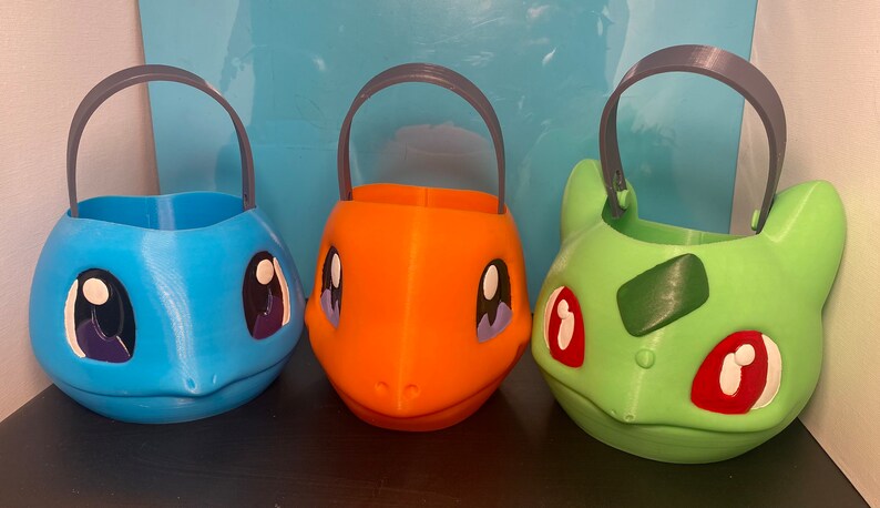 Pokémon Starters Pokémon Buckets Pikachu - Etsy UK