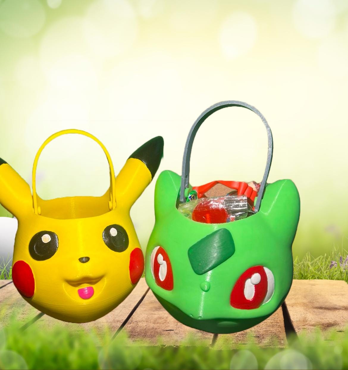 Pokémon, Pokémon Buckets, Pikachu, Gengar, Charmander, Bulbasaur ...