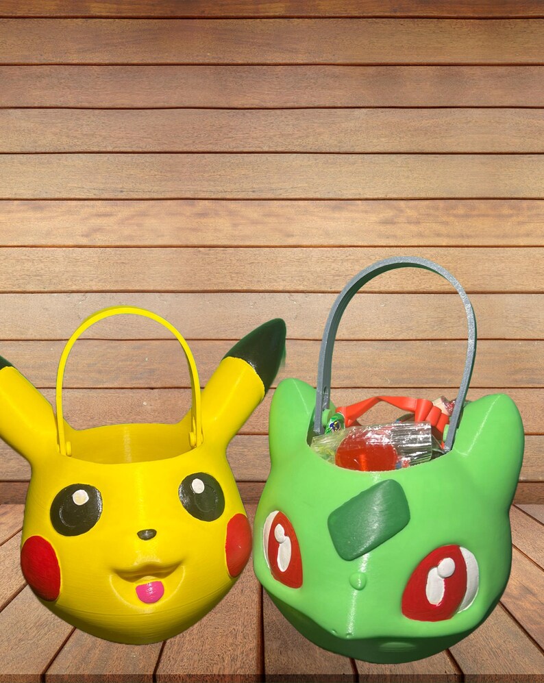 Pokémon, Starters Pokémon Buckets, Pikachu, Gengar, Charmander ...