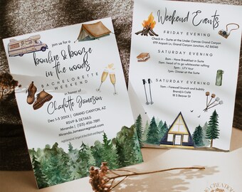 Cabin Party Invitation - Etsy