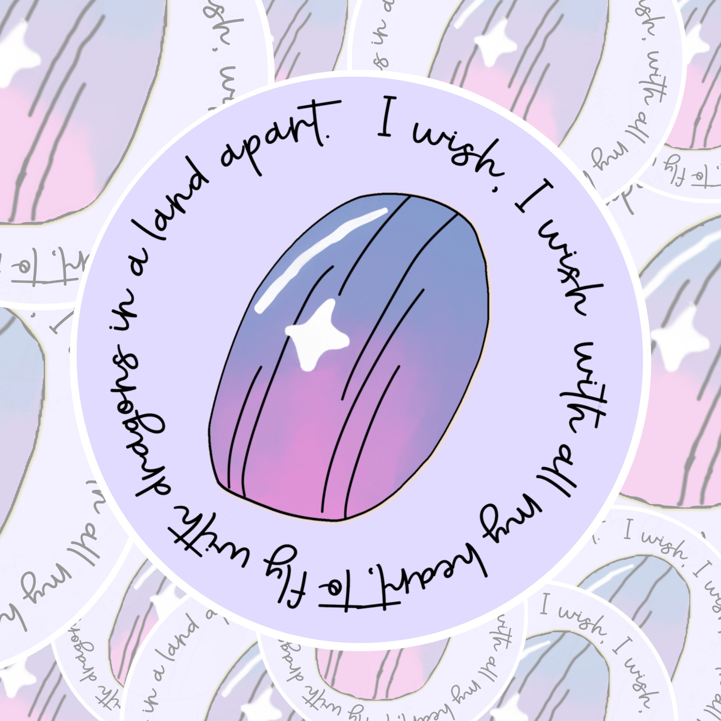 Dragon Tales Scale Waterproof 3x3 Sticker - Etsy